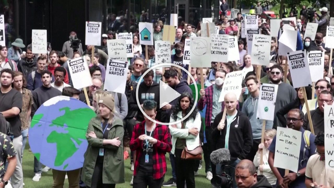 Amazon employees protest office, climate policies