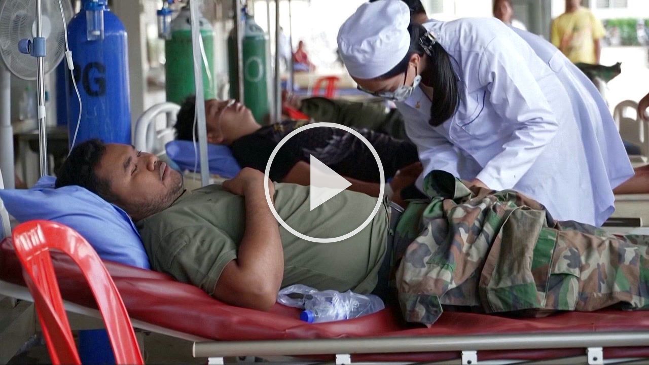Cambodia alleges chemical injuries as Thailand steps up strikes