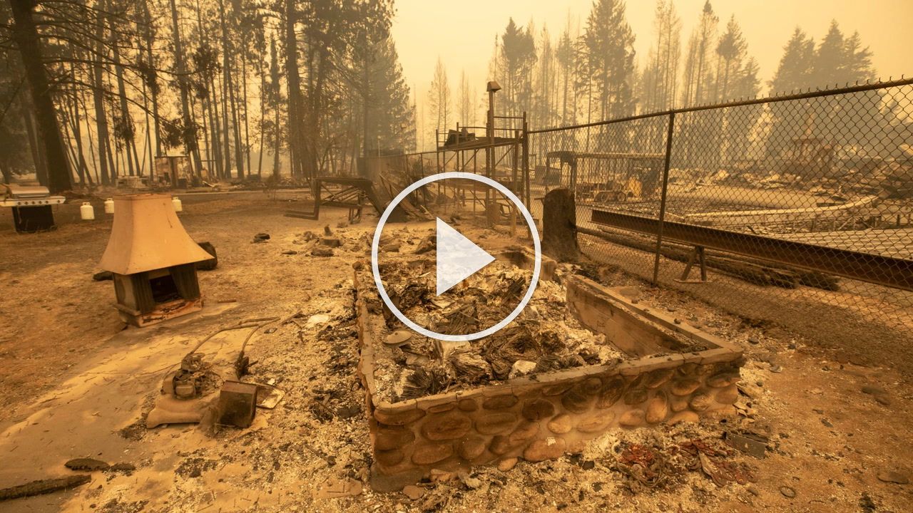 Canadian wildfires merge, leaving trail of destruction Canadian wildfires merge, leaving trail of destruction