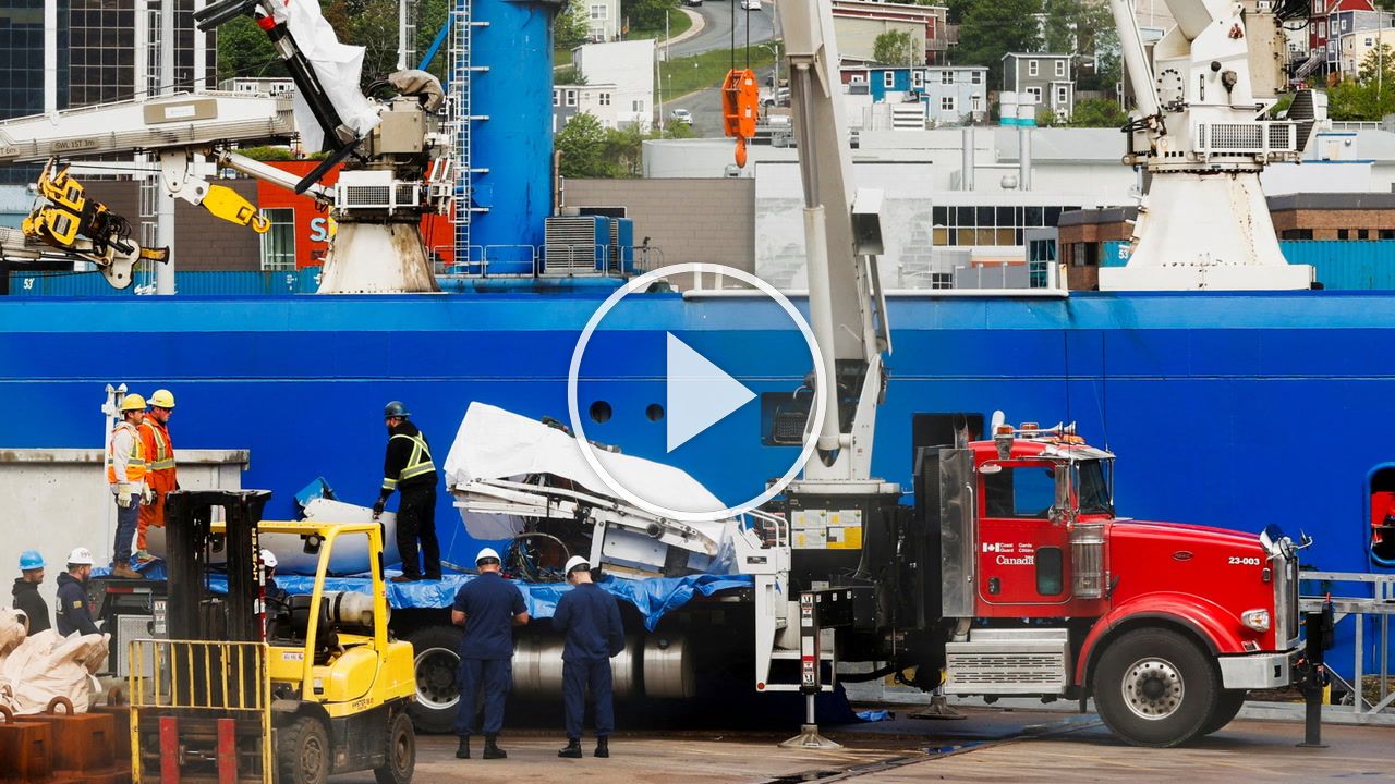 Debris from Titan sub retrieved from ocean floor