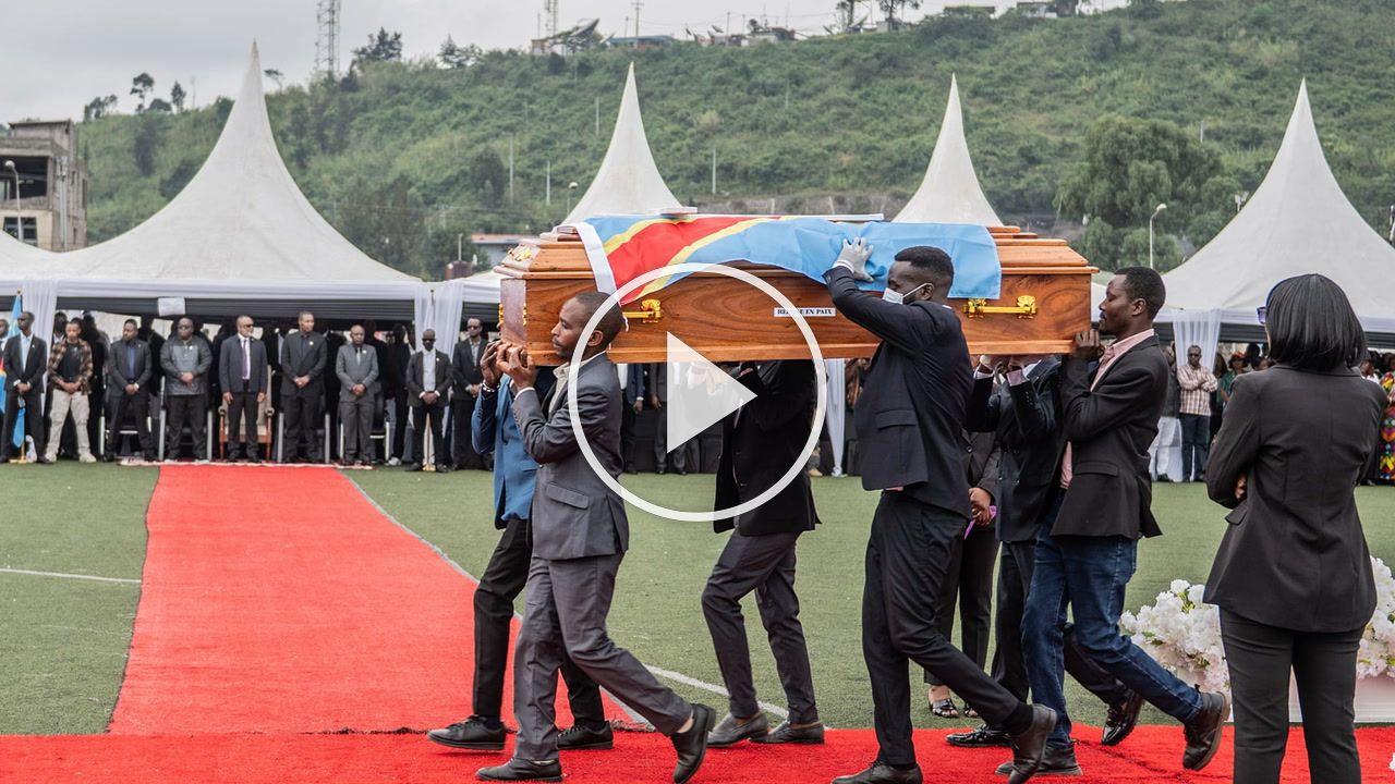 DRC: Funeral held for victims of drone strike