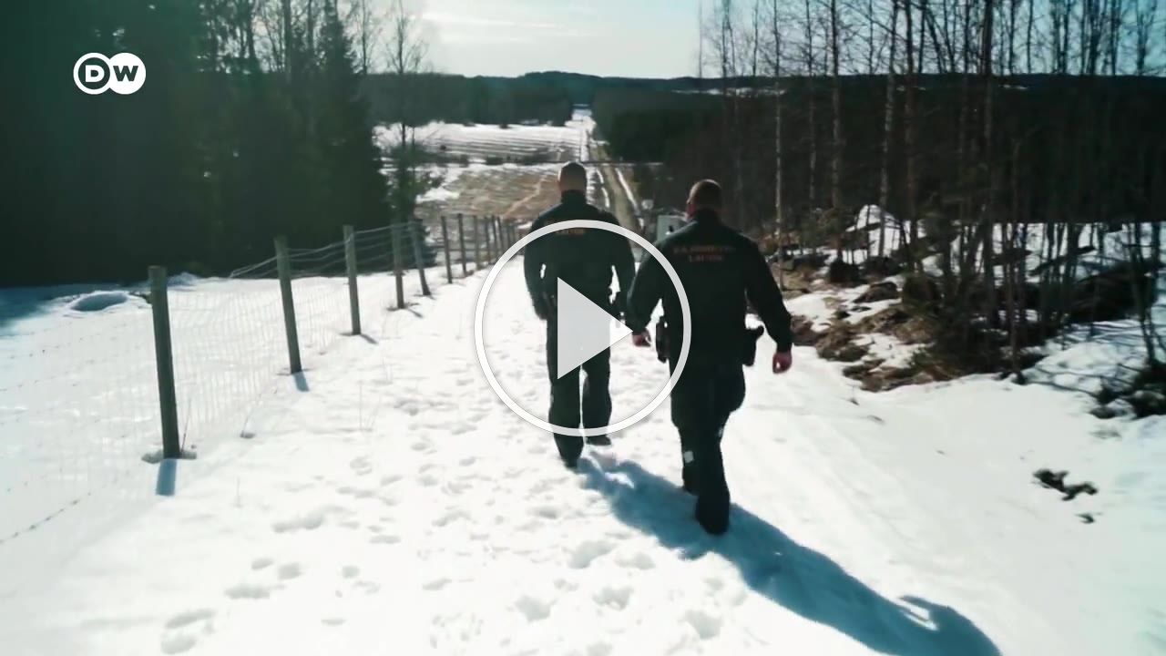 Finland's giant border fence with Russia