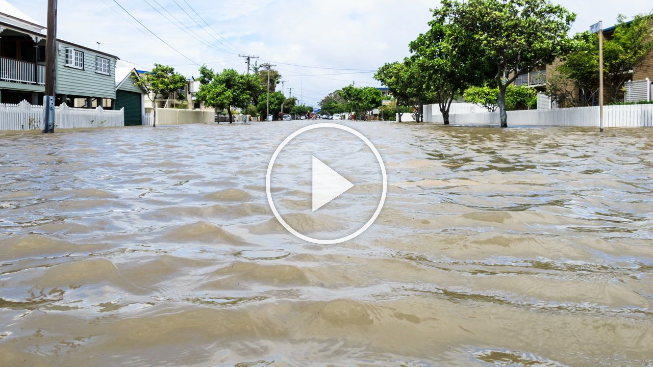 Flooding in the wake of ex-tropical Cyclone Alfred