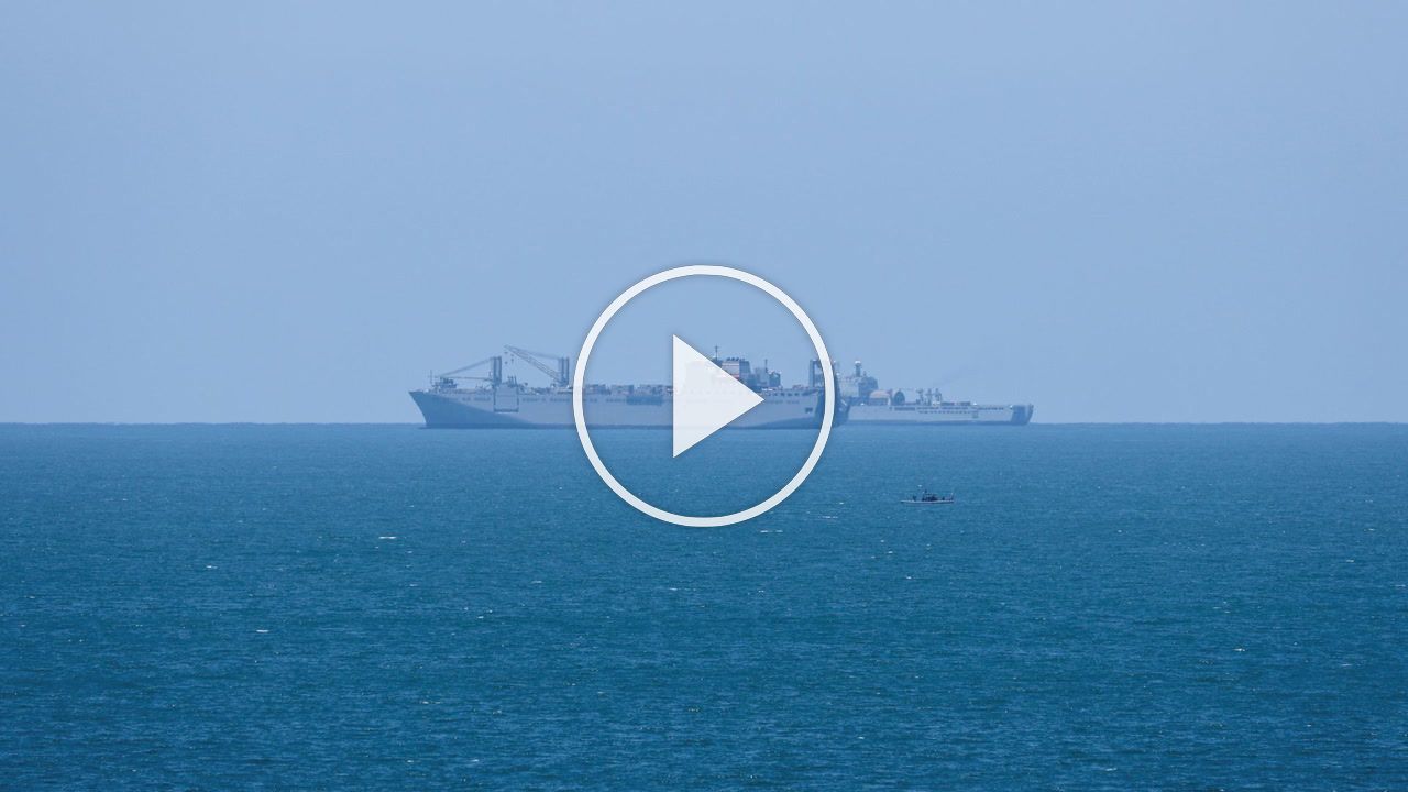 Gaza floating pier project for aid deliveries complete