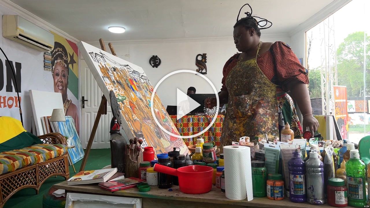 Ghanaian painter makes history with Guinness World Record