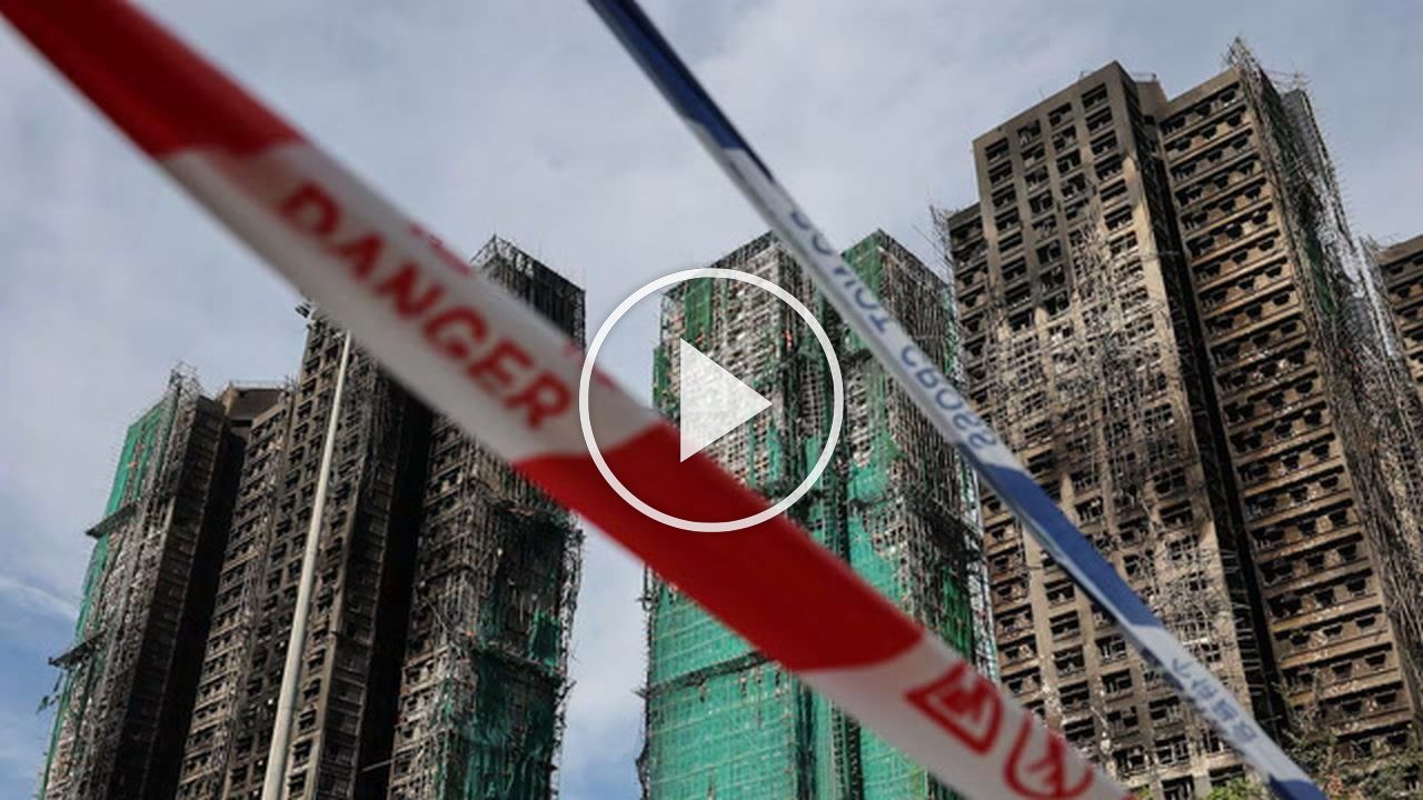 Hong Kong mourns victims of deadly building fire