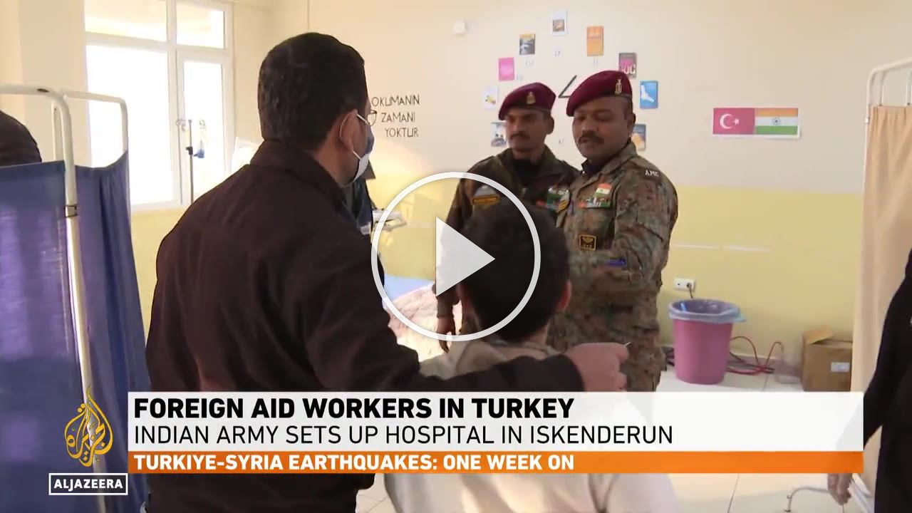 Indian Army sets up field hospital in Turkey