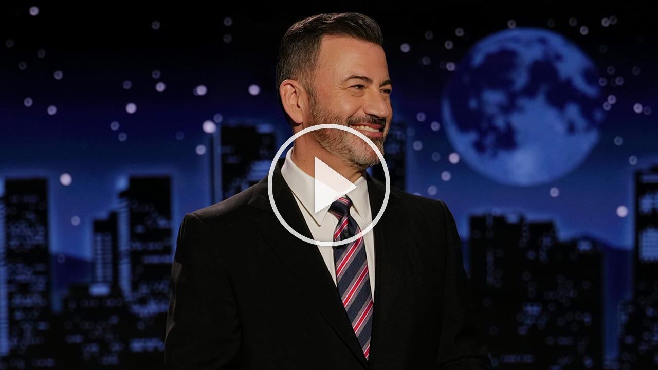 Jimmy Kimmel makes emotional return with monologue about free speech
