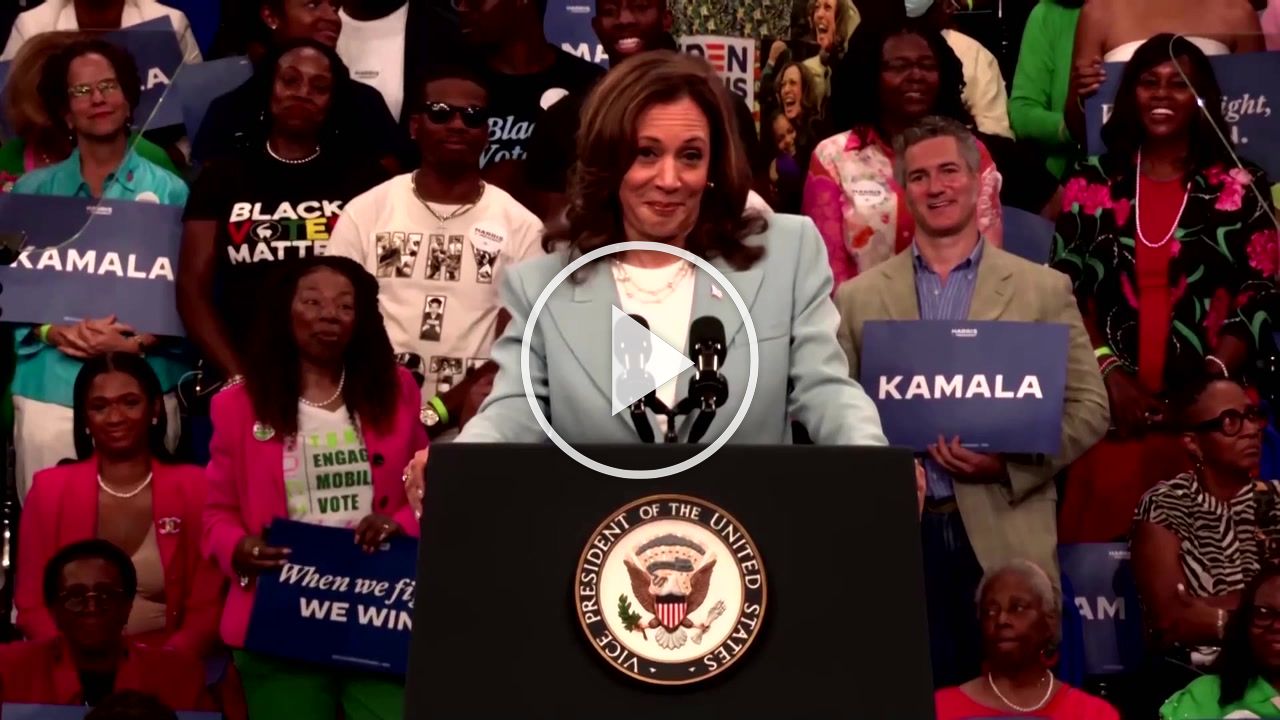 Kamala Harris pledges to win Georgia at spirited Atlanta rally