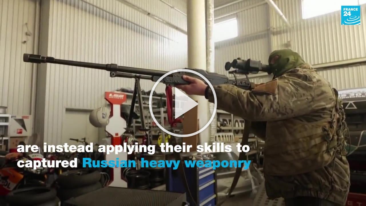 Kyiv mechanics converting captured Russian weapons
