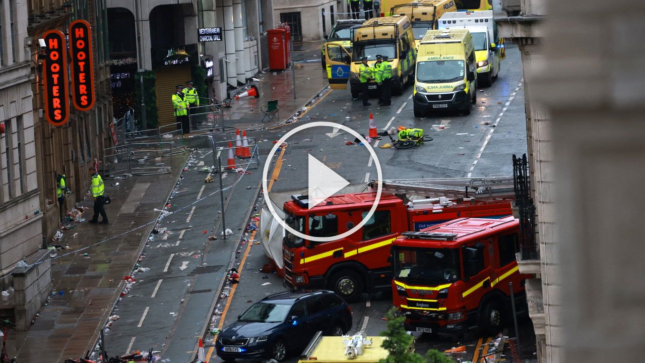 Man drives into crowd celebrating Liverpool FC victory