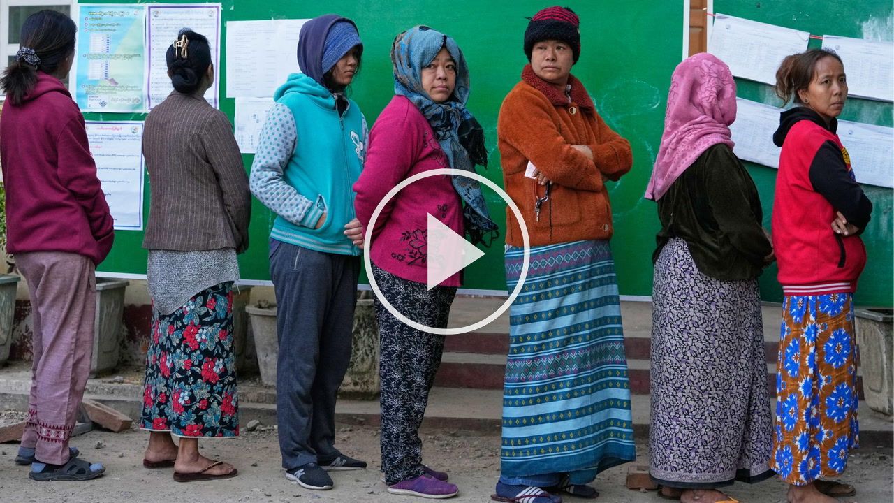 Military in Myanmar stage elections amid civil war