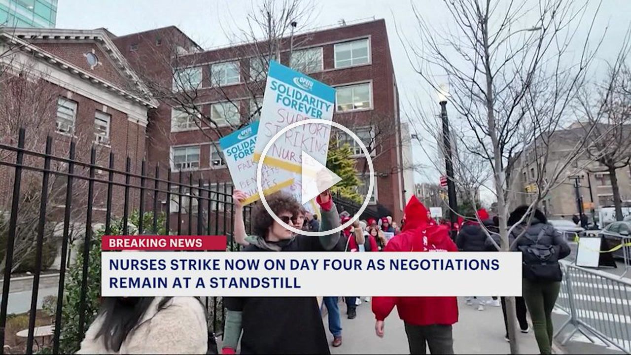 NYC nurses strike enters Day 4