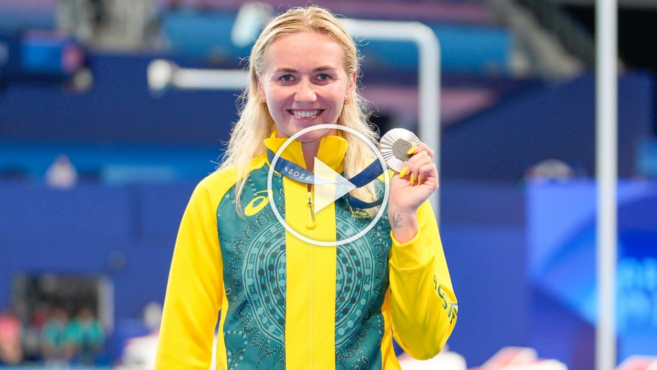 Olympic medals for swim stars Ariarne Titmus and Kaylee McKeown Olympic medals for swim stars Ariarne Titmus and Kaylee McKeown