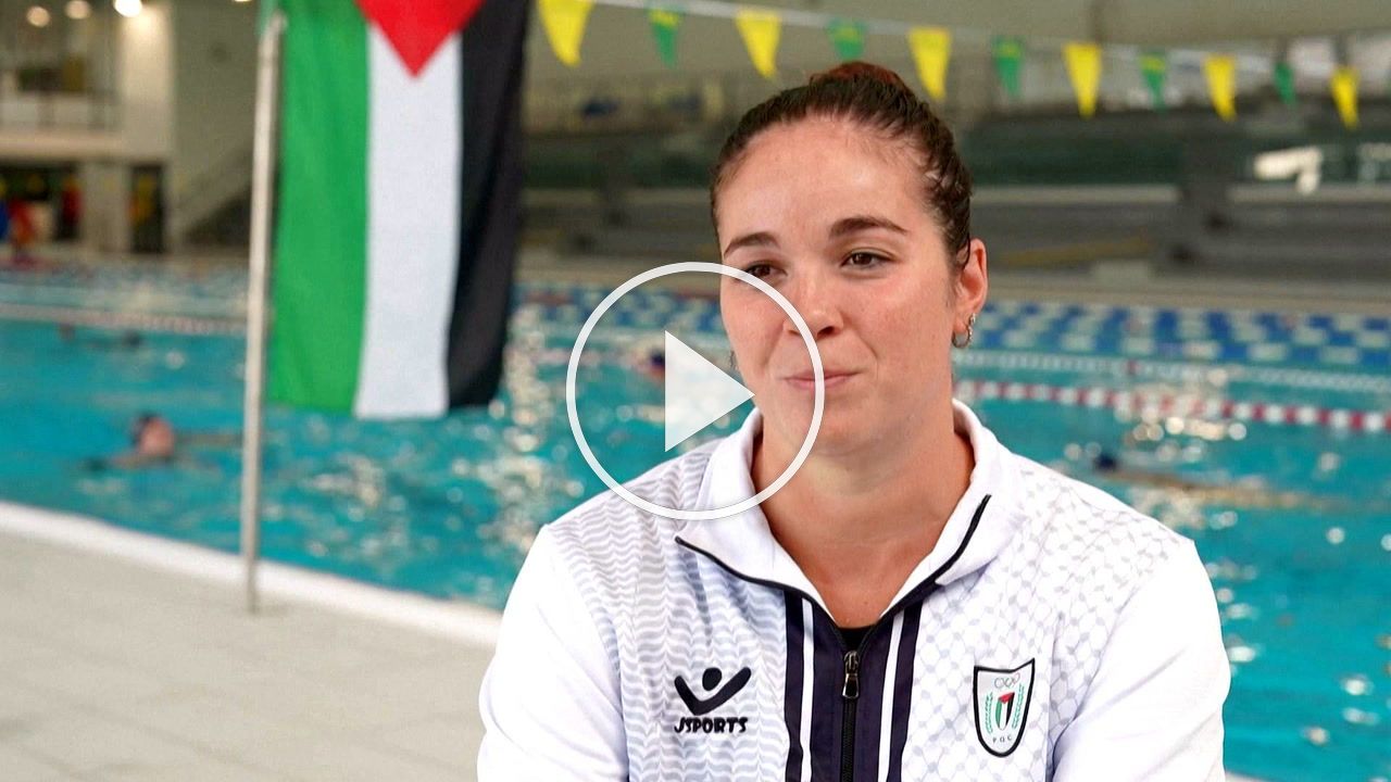 Palestinian swimmers compete for recognition at Paris Olympics