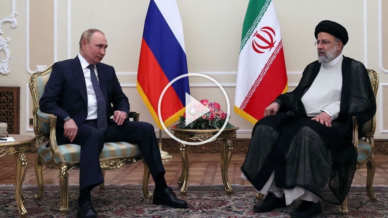 Putin's warm welcome at Tehran summit