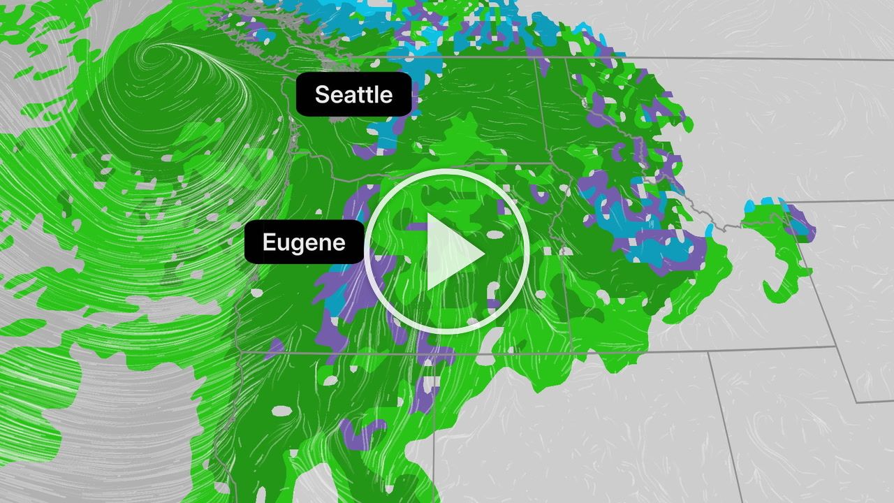 Rain, wind to mipact college football games on Saturday