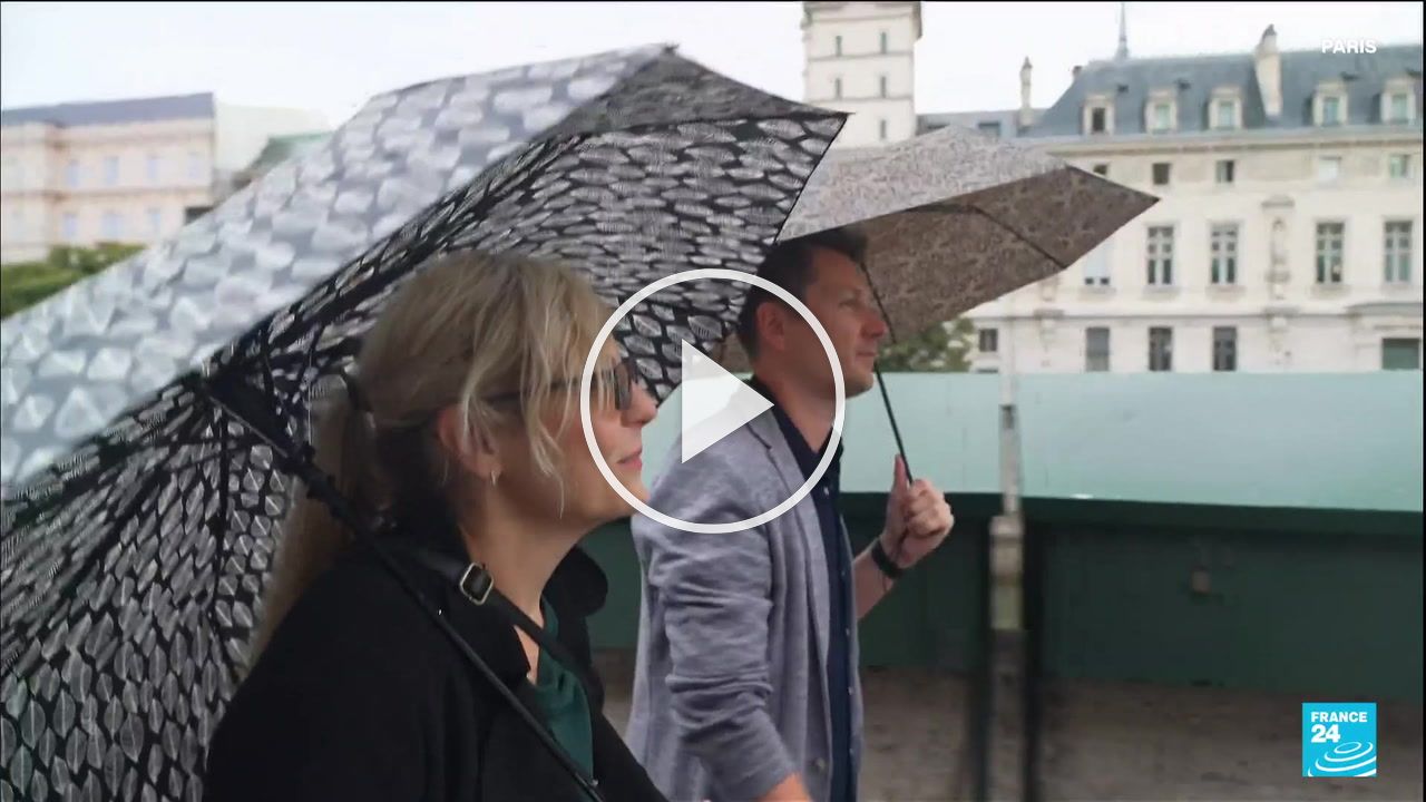 Rainy weather fails to dampen spirits ahead of Olympics