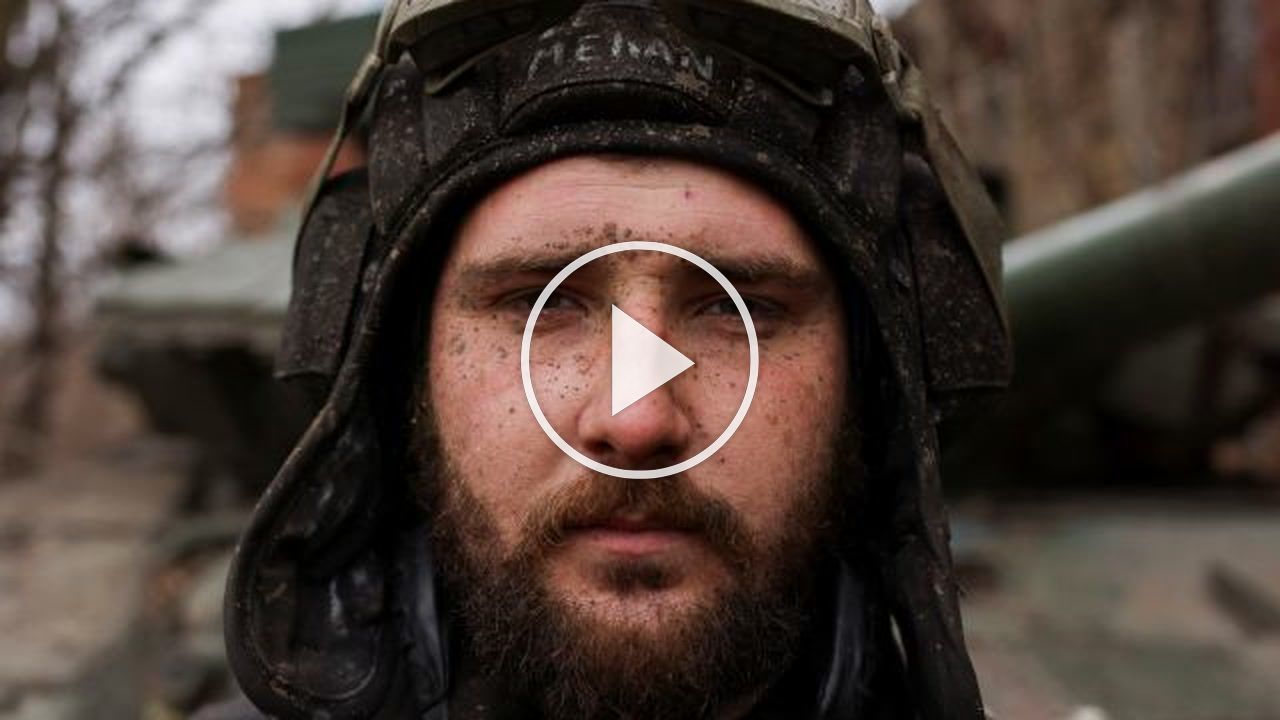 Rare access to the Bakhmut frontline