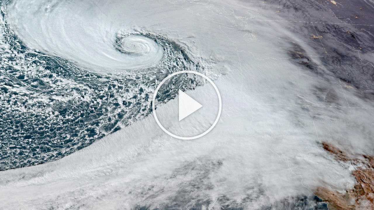 Rare 'bomb cyclone' hits northwest U.S.
