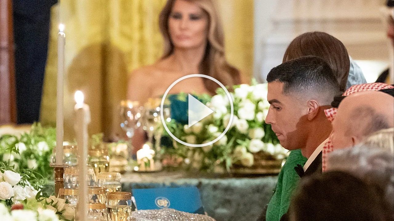 Ronaldo attends White House dinner in honour of Saudi crown prince