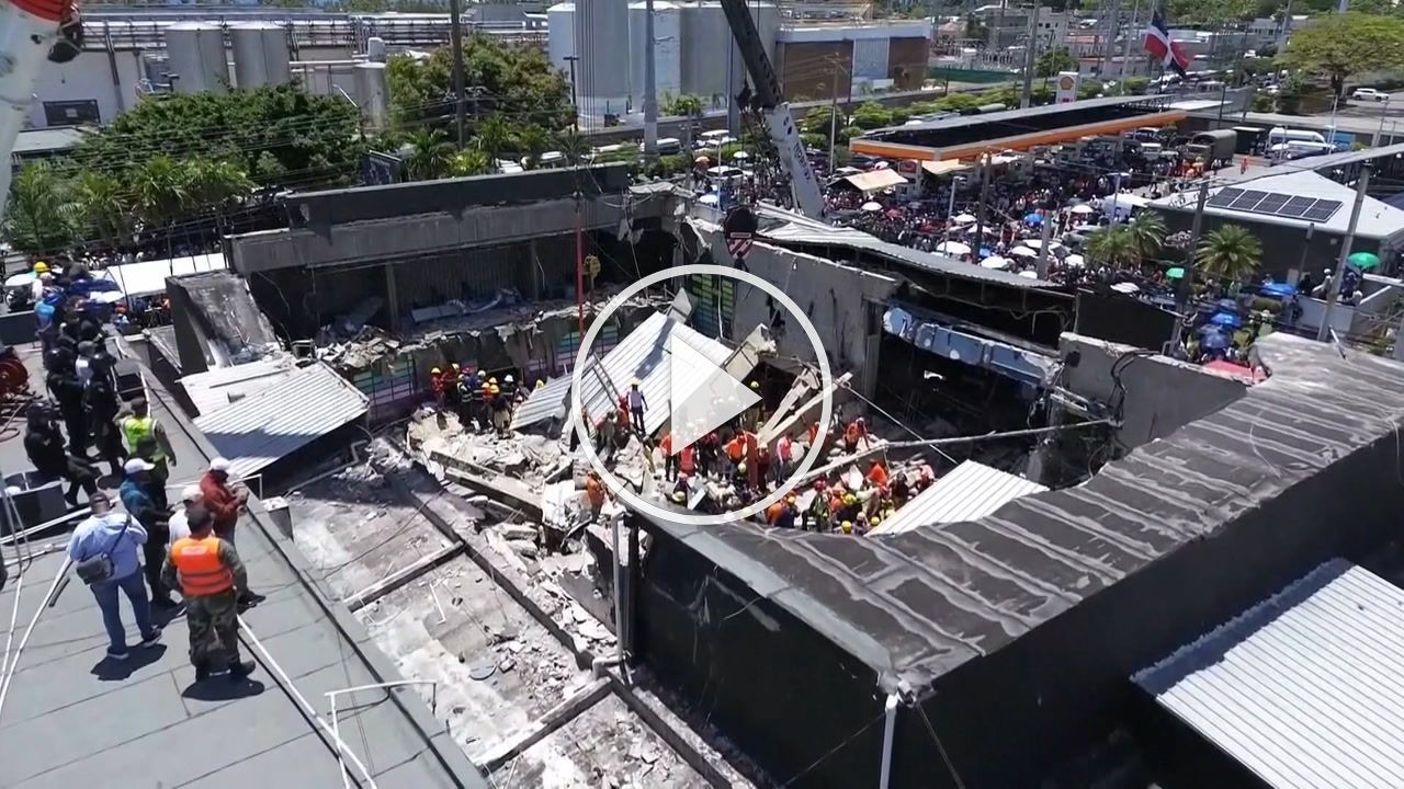 Roof collapse in Dominican Republic kills over 100