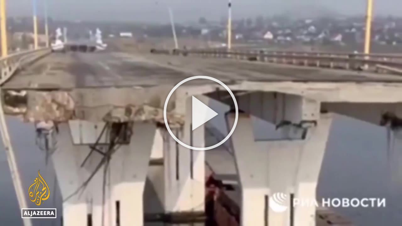 Russia destroyed critical infrastructure during reteat