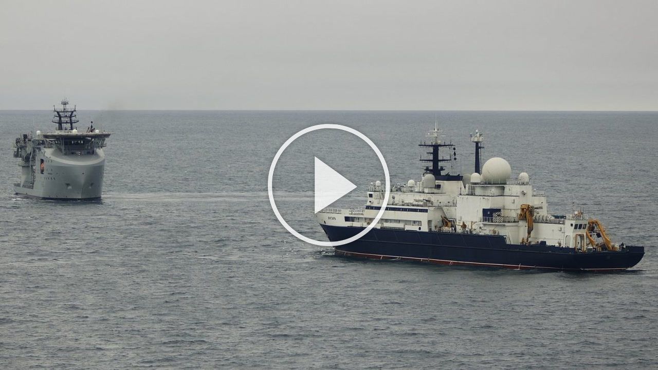 Russian ‘spy ship’ Yantar tracked in UK waters