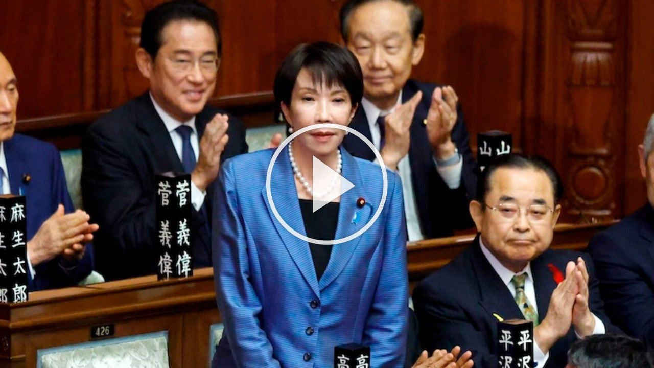 Sanae Takaichi becomes Japan's first female prime minister