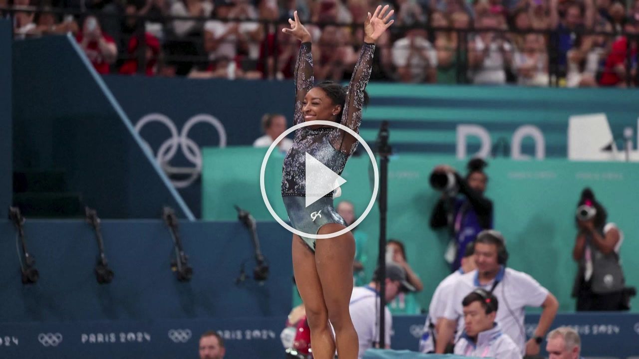 Simone Biles makes long-awaited Olympic return