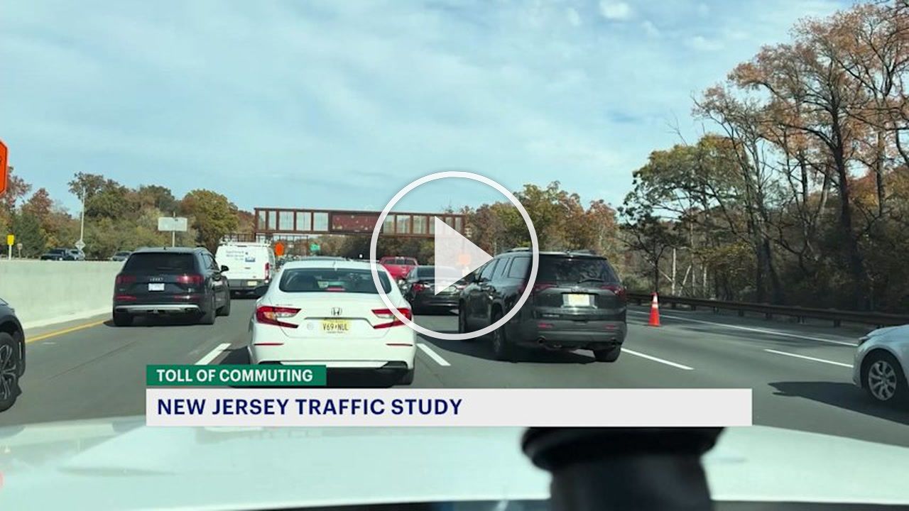 Study: NJ commuters spend almost 100 hours in traffic each year