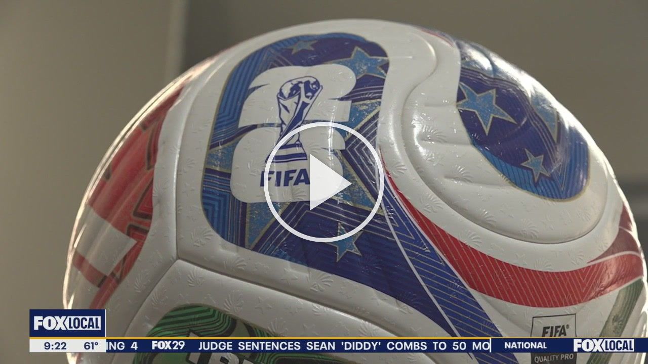 The official 2026 FIFA World Cup match ball, adidas Trionda